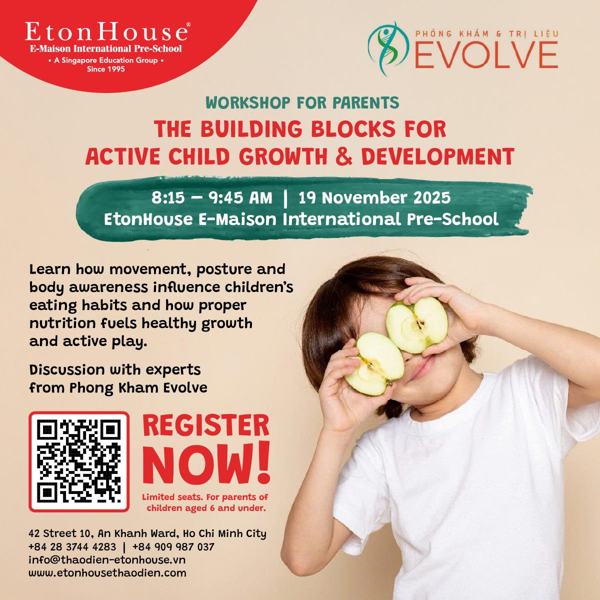 Parent Workshop: The Building Blocks for Active Child Growth ...